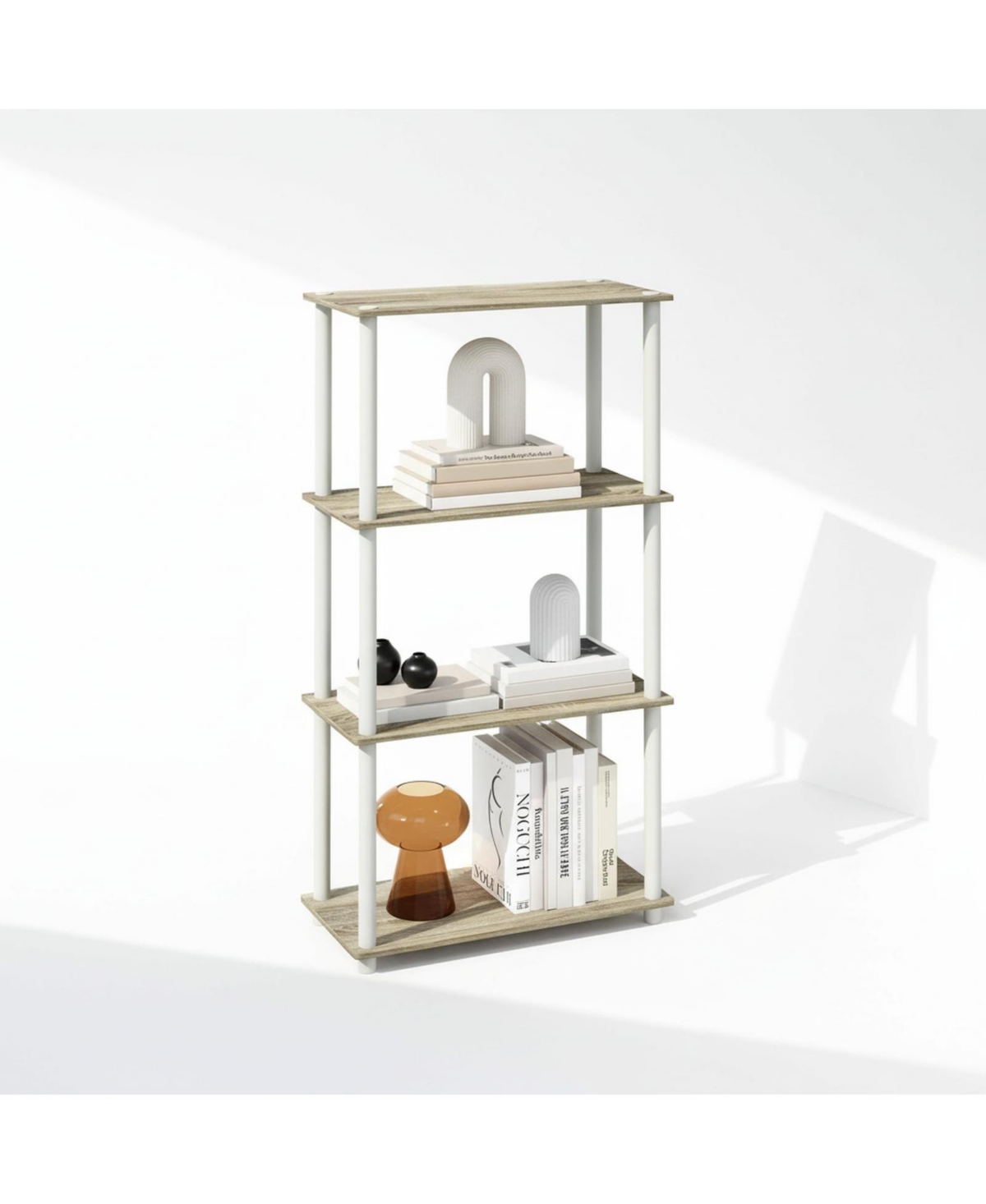 Click here for Yigii 3-Tier Bookshelf Compact Display Rack Modern... prices