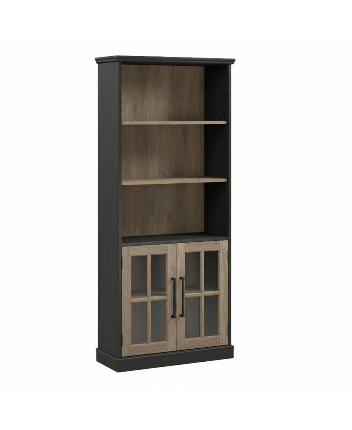 Click here for Yigii Tall 5 Shelf Bookcase Glass Doors Modern Far... prices