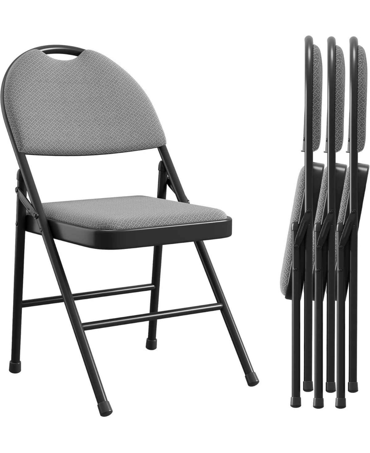 Click here for gaomon Folding Chairs  Linen Padded Foldable Chair... prices
