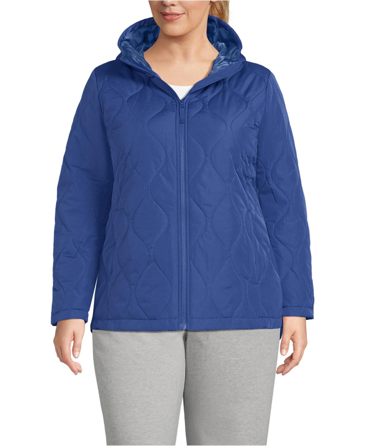 Click here for Lands End Plus Size FeatherFree Onion Quilted Insu... prices