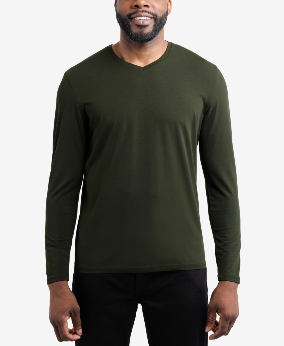 Click here for X-Ray Mens Soft Stretch V-Neck Long Sleeve T-shirt... prices
