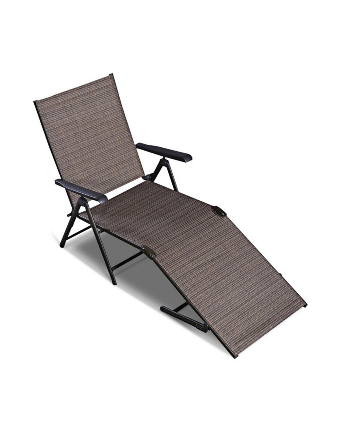 Click here for Gouun 5-Position Adjustable Patio Chaise Lounge wi... prices