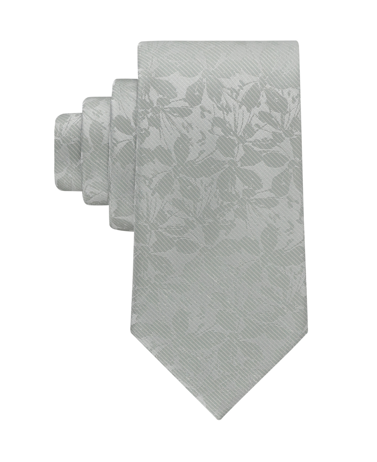 Click here for Calvin Klein Mens Theodora Floral Tie - Sage prices