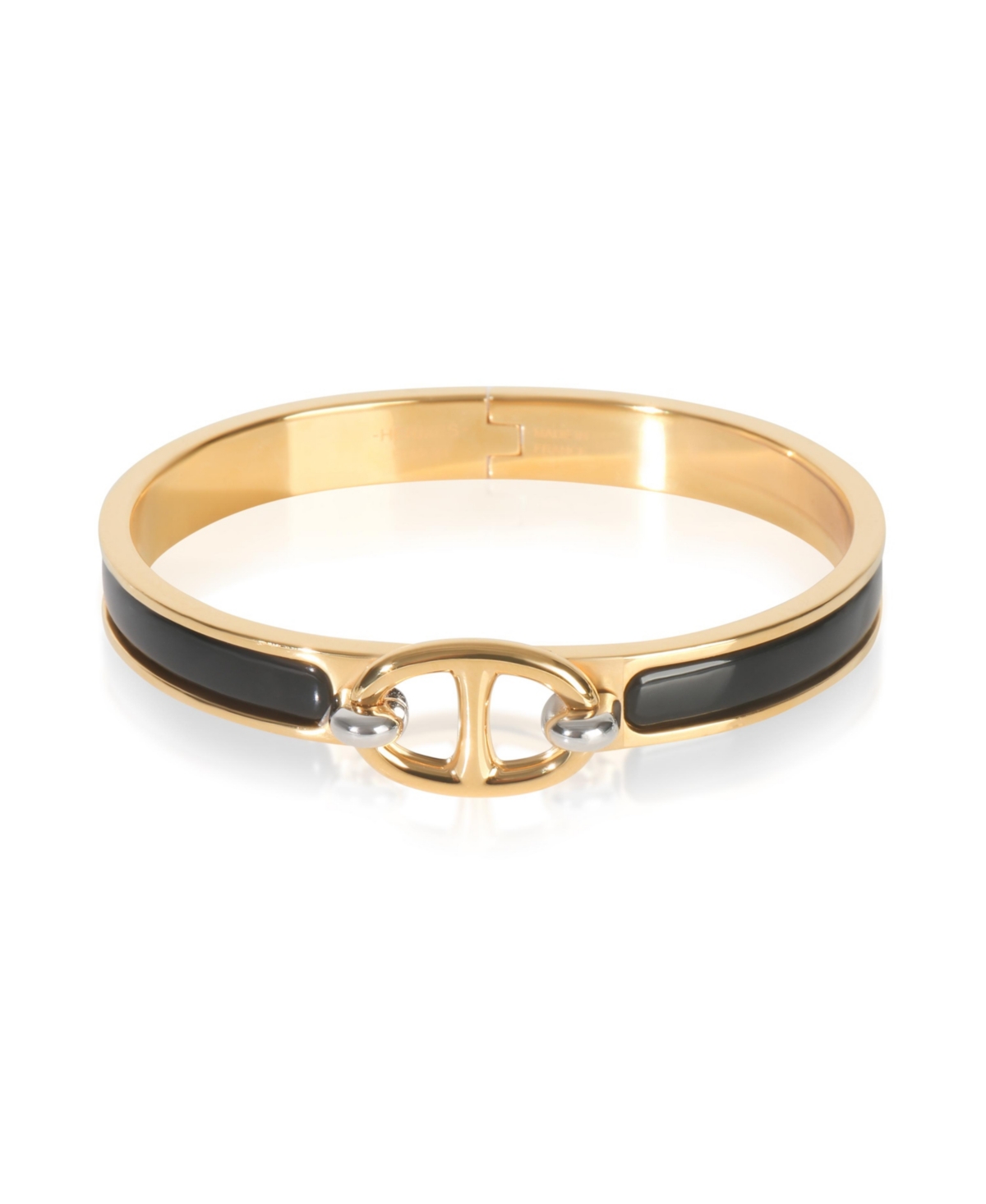 Click here for Pre-Owned HERMES Gold-Plated Mini Clic Chaine dAnc... prices