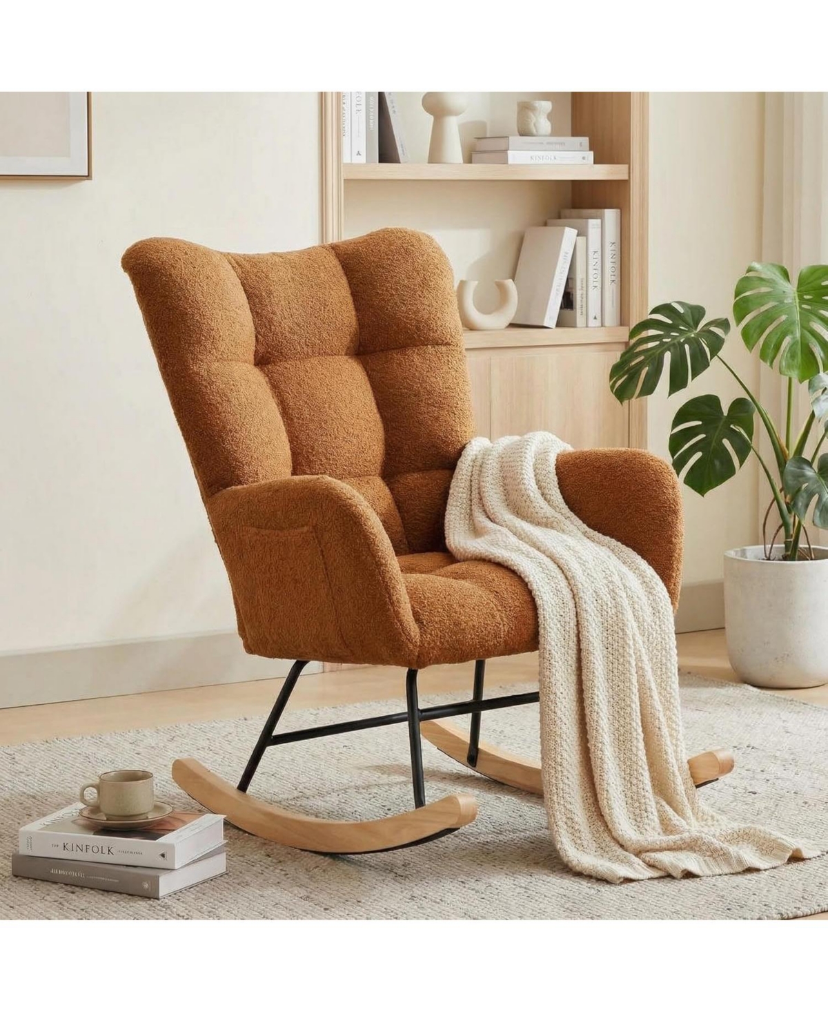 Click here for gaomon Comfy Rocking Chair for Nursery or Bedroom... prices