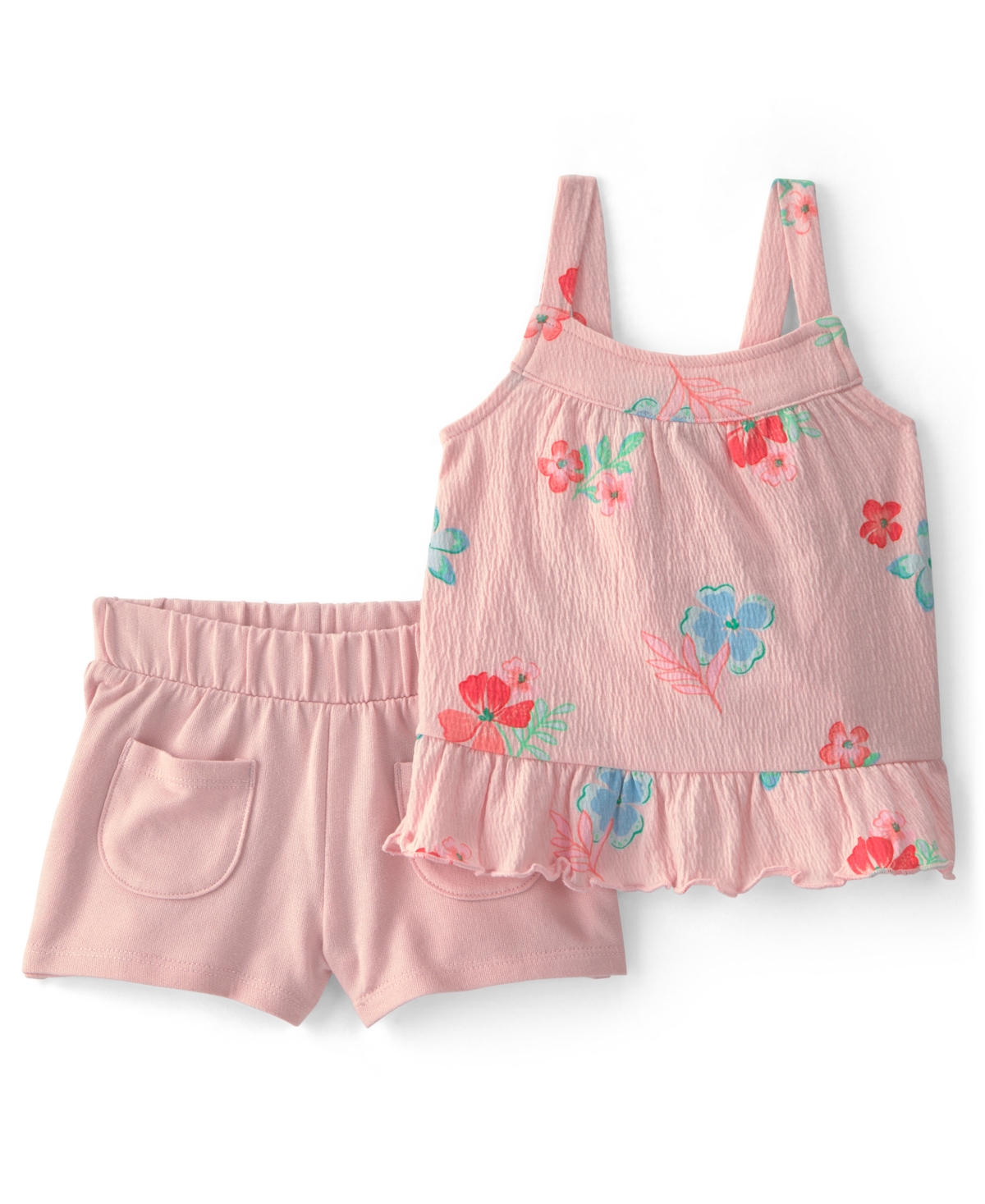 Click here for Carters Baby Girls Floral Ruffle Top and Shorts  2... prices