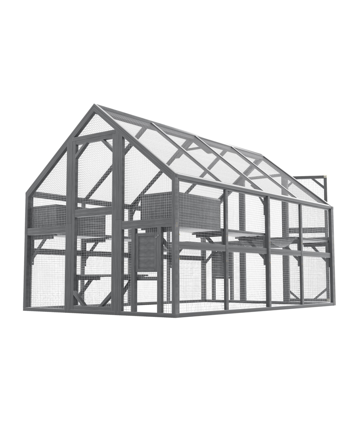 Click here for Zeus & Ruta Large Outdoor Cat Enclosure Wooden She... prices