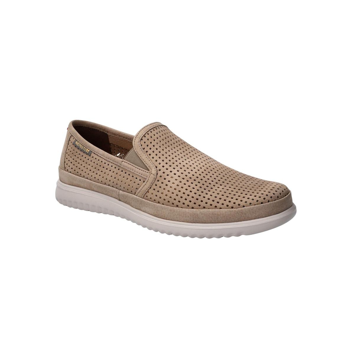 Click here for Mephisto Mens Tiago Nubuck Loafer - Sand - Sand prices