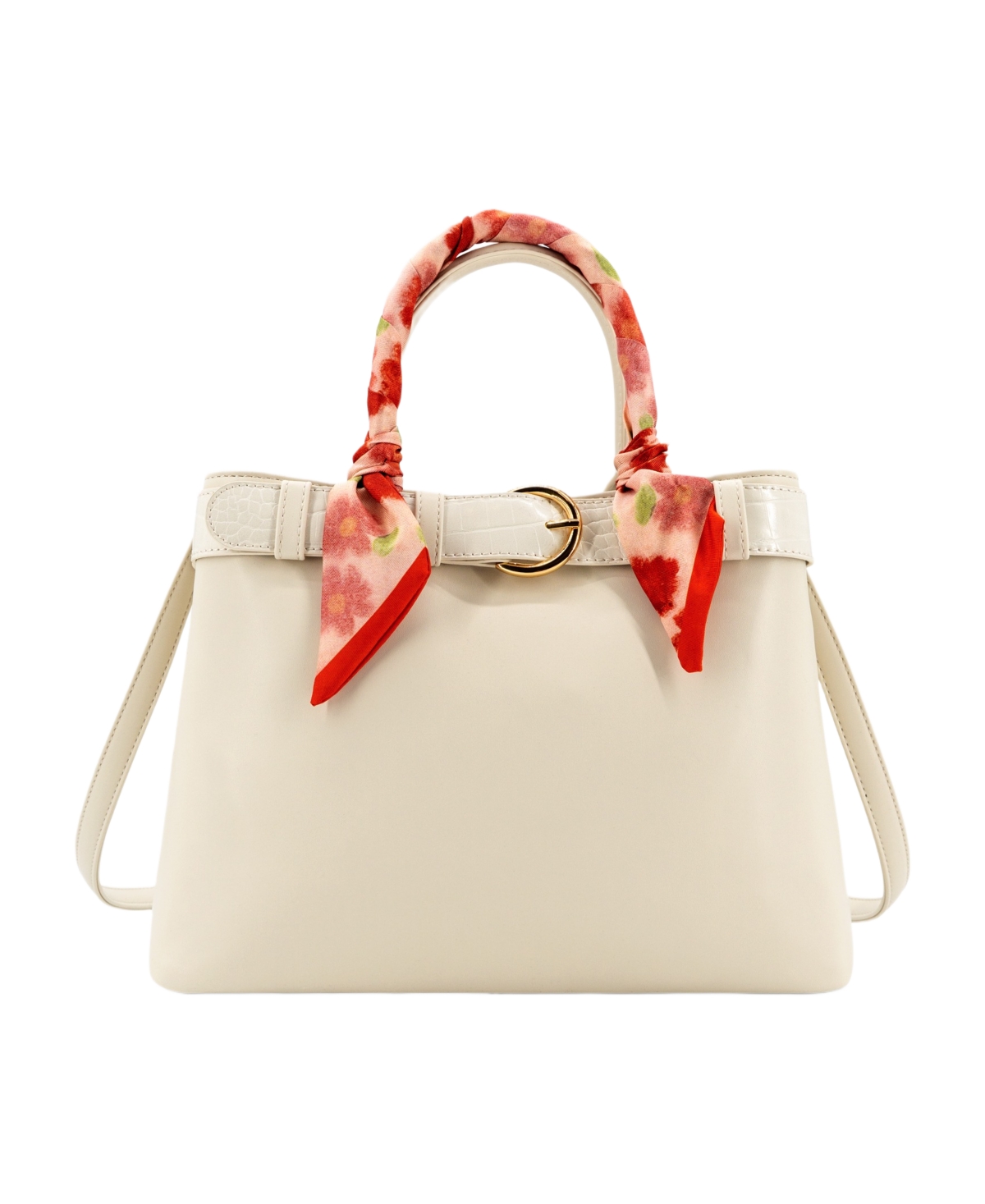 Click here for Like Dreams Mila Medium Satchel Handbag - White prices