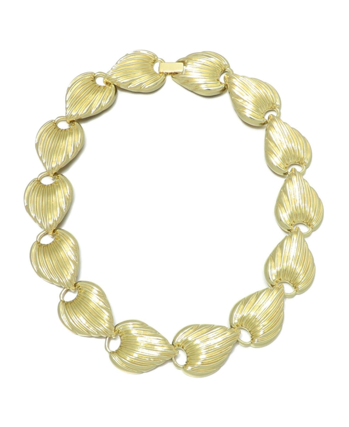 Click here for Adornia 14k Gold Plated Deco Link Necklace - Gold prices