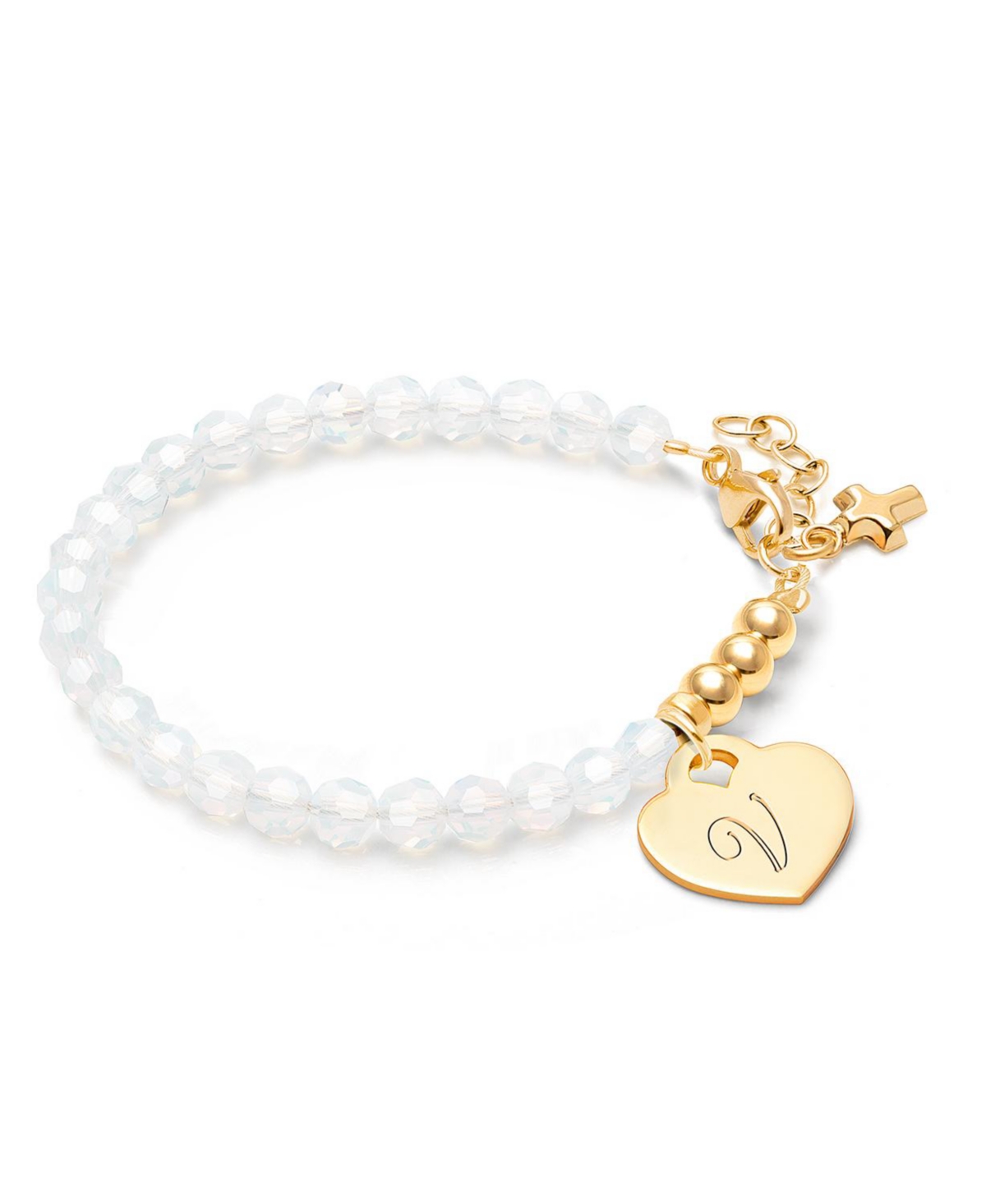 Click here for Tiny Blessings 14K Signature Crystal with Cross Br... prices