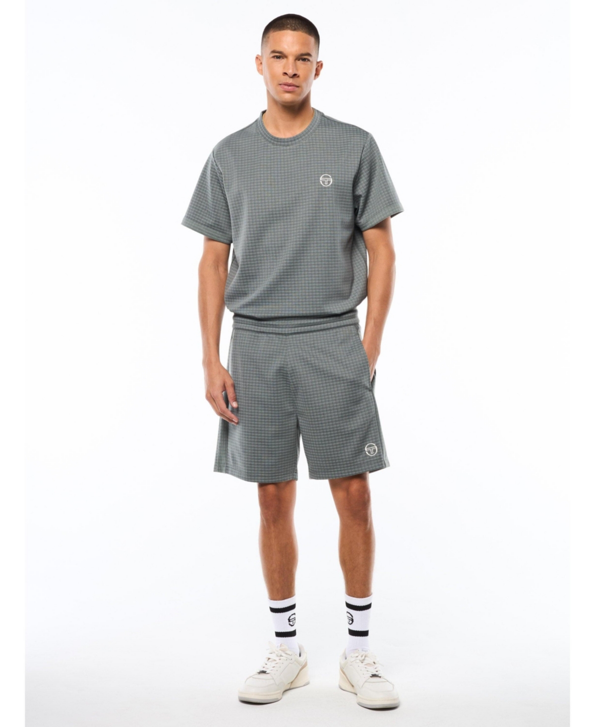 Click here for Sergio Tacchini Mens Rete Short - Agave green prices