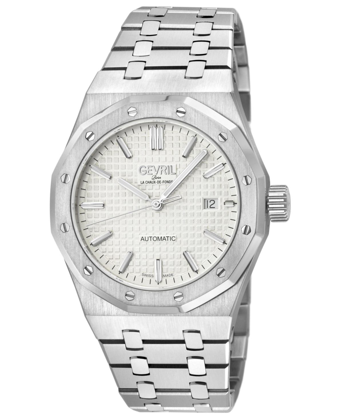 Click here for Gevril Mens Gotham Swiss Automatic Bracelet Watch prices