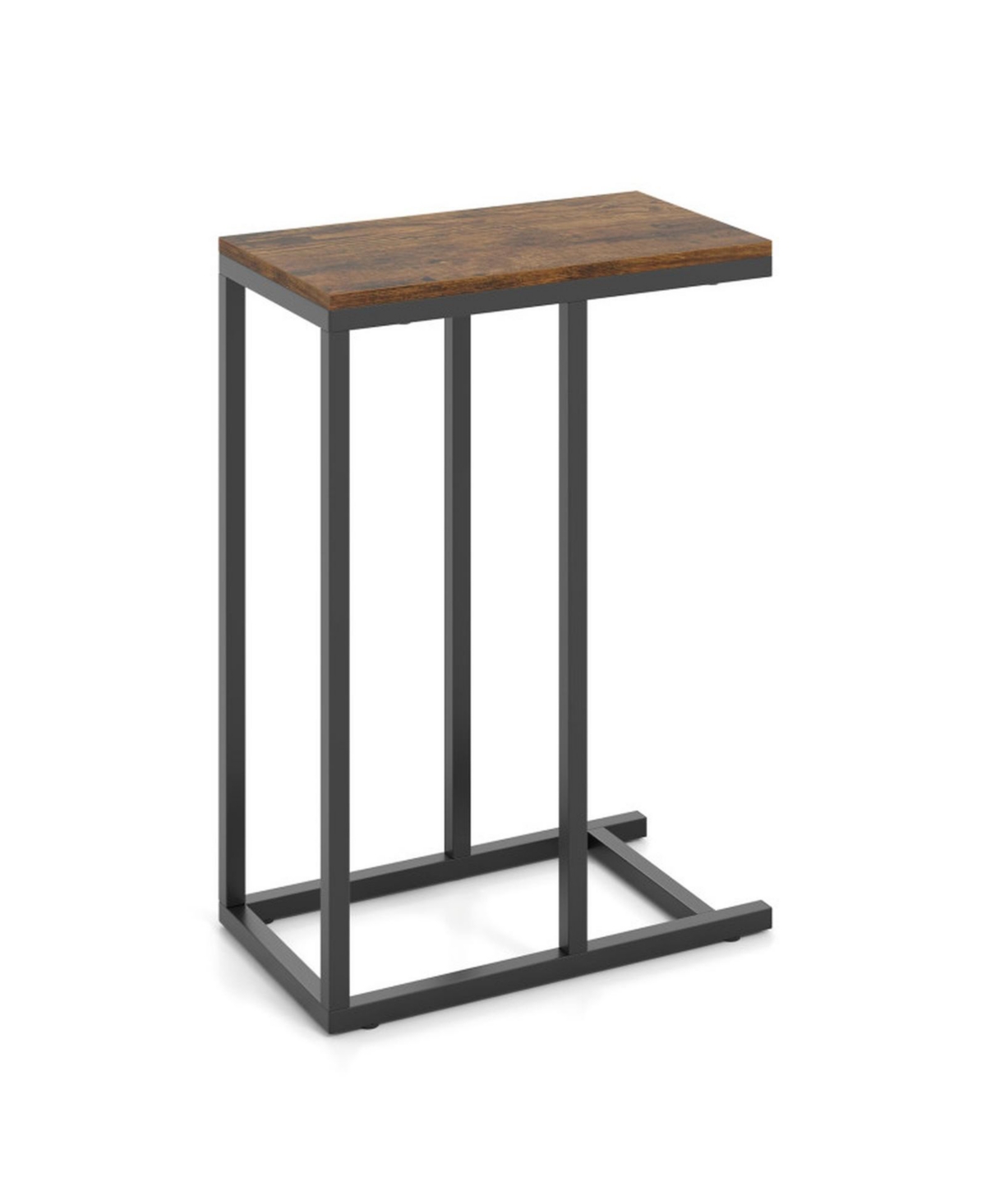 Click here for Gouun C-Shaped Sofa Side Table with Heavy-Duty Met... prices