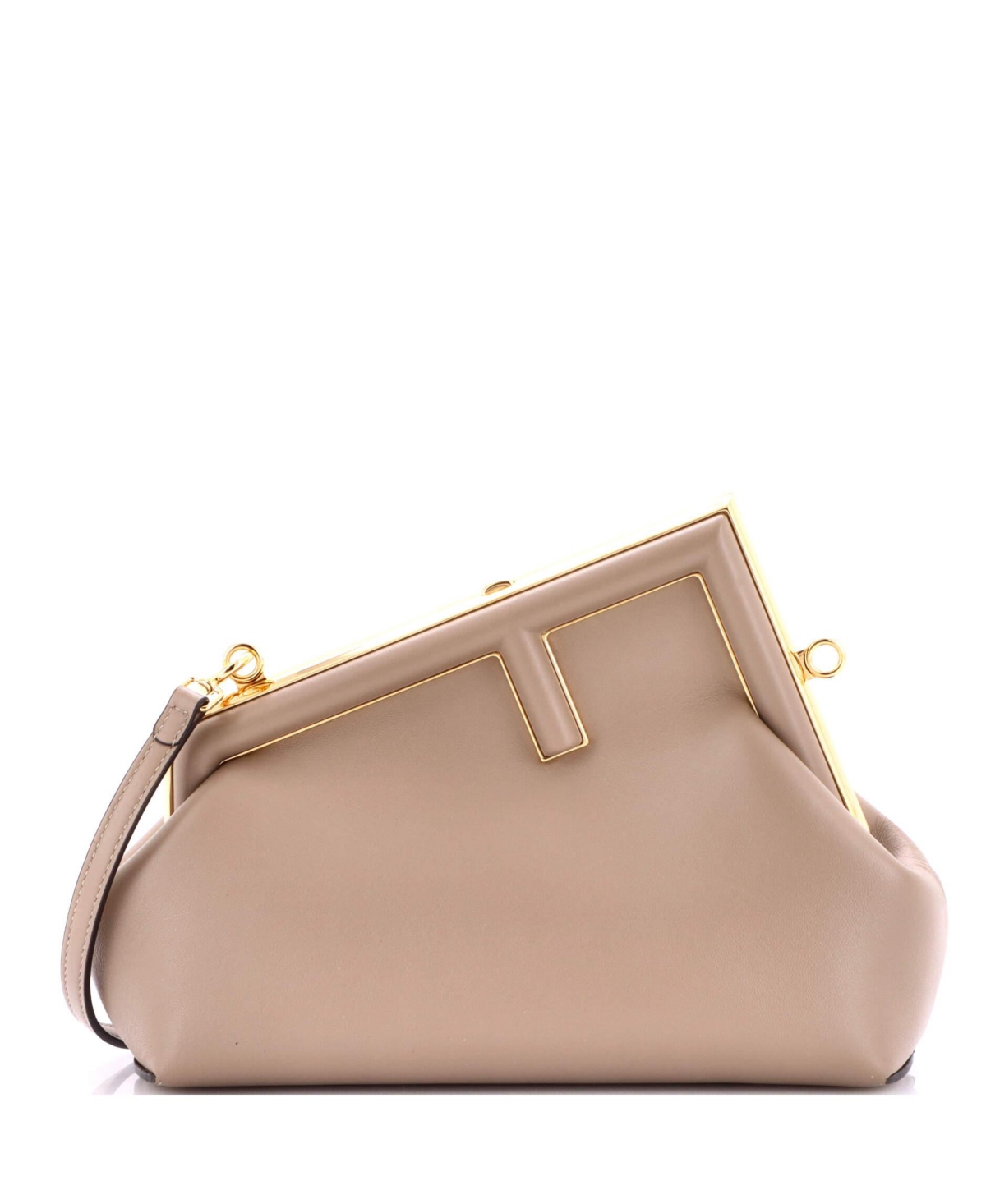 Click here for Pre-Owned Fendi Small First Bag Leather - Natural prices