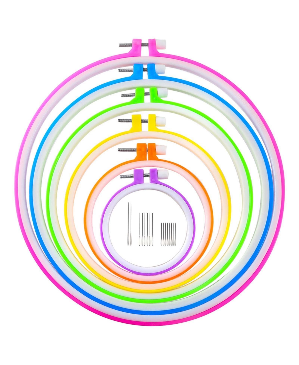 Click here for Gnuadz Embroidery Hoops Plastic Cross Hoop Ring Se... prices