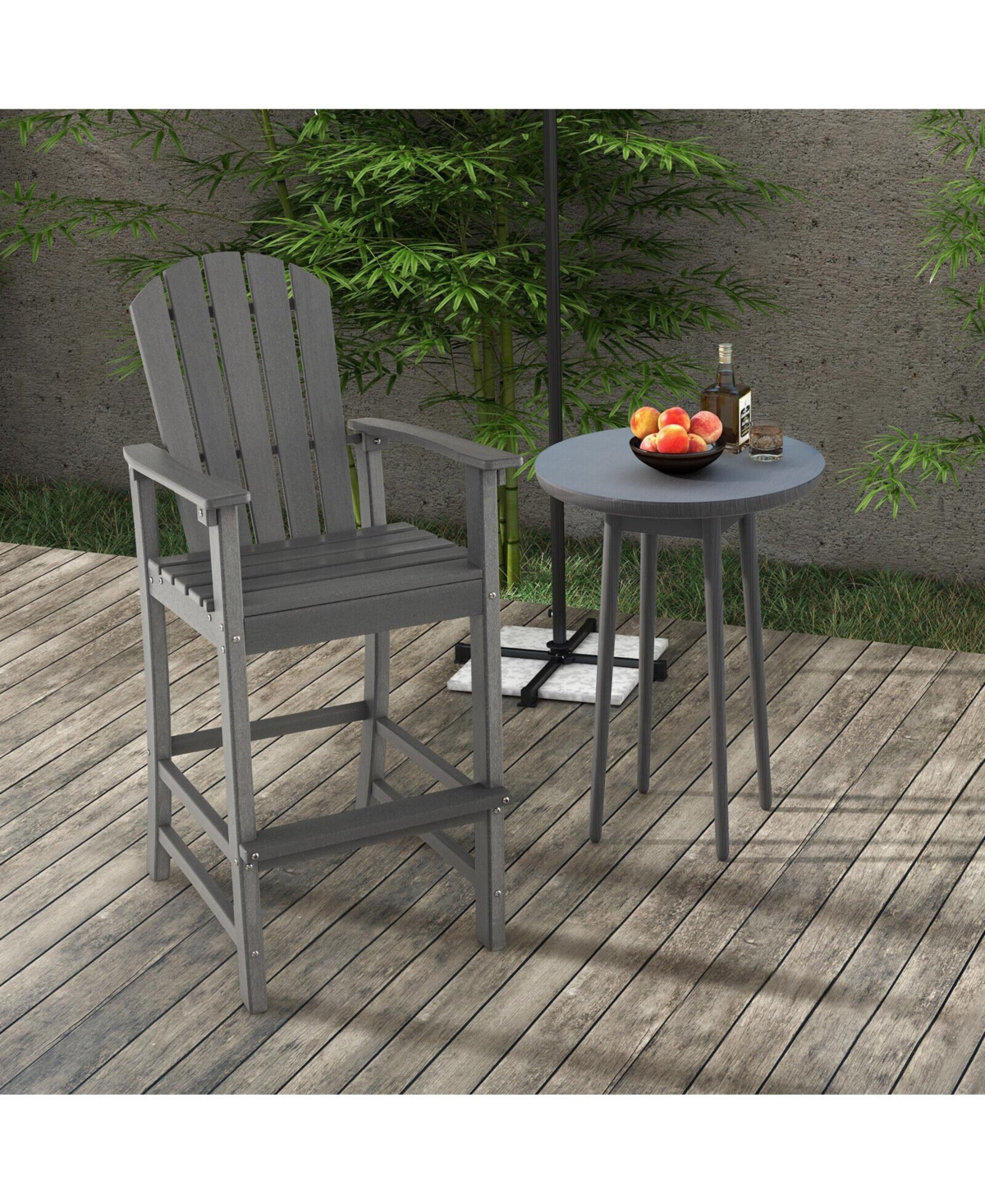Click here for sumyeg Outdoor Counter Height Hdpe Bar Stool with... prices