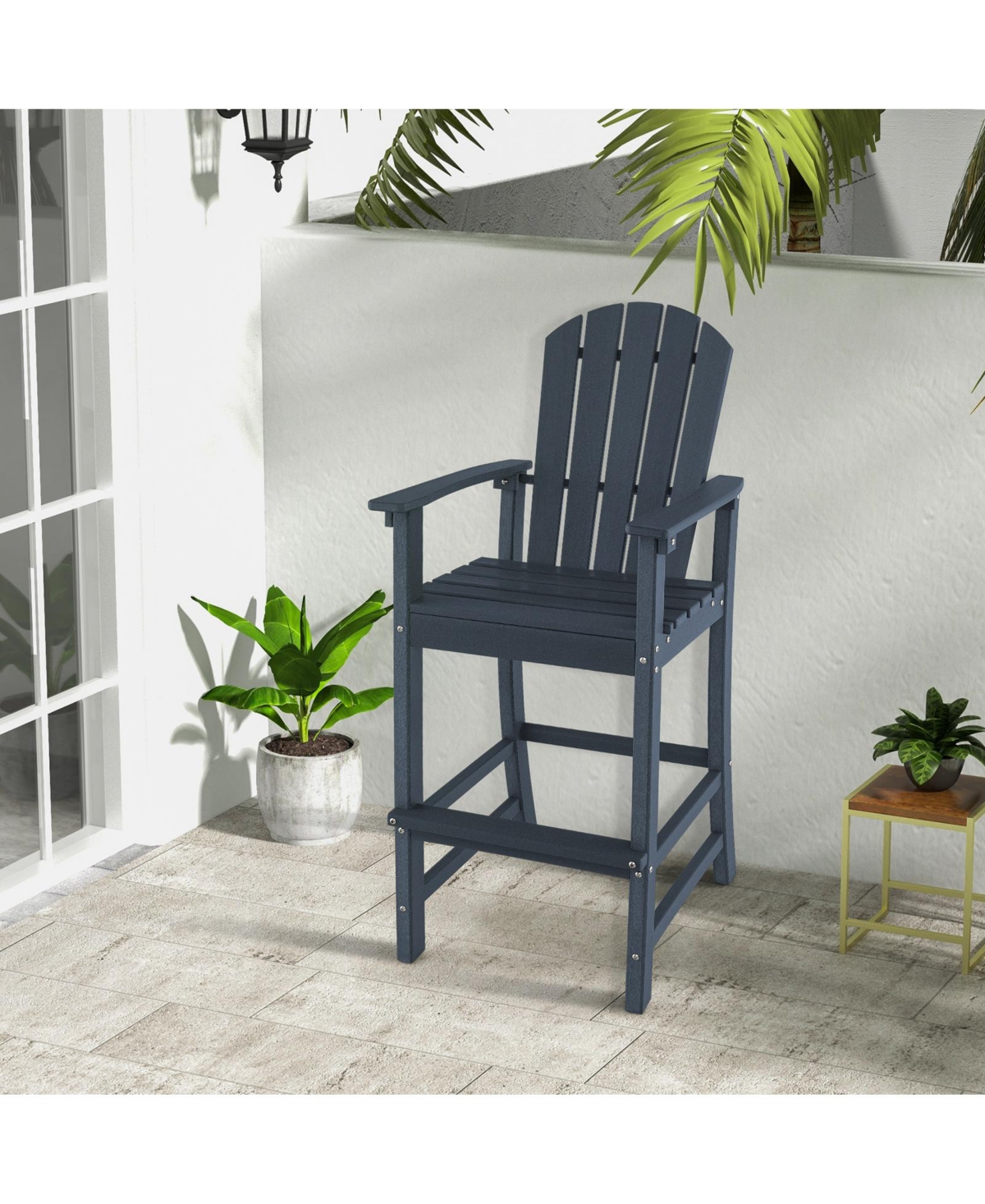 Click here for sumyeg Outdoor Counter Height Hdpe Bar Stool with... prices