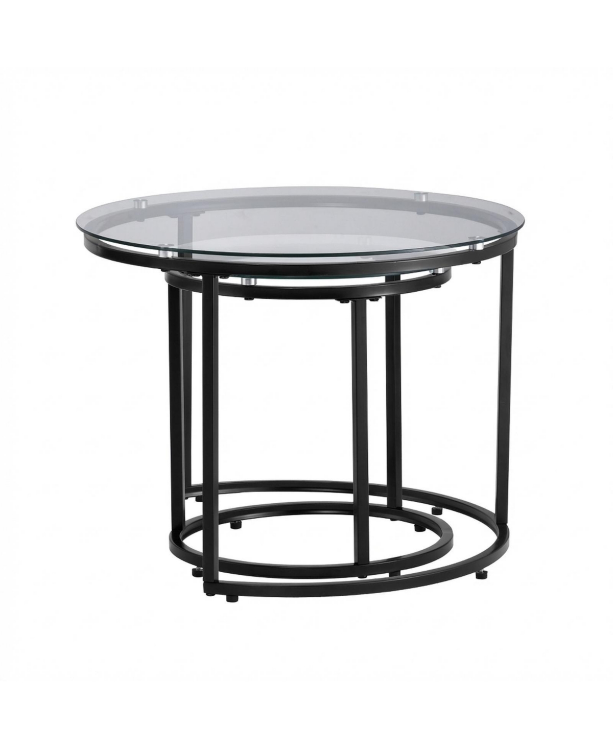 Click here for Sugift Nesting Coffee Table Set of 2  23.6" R... prices