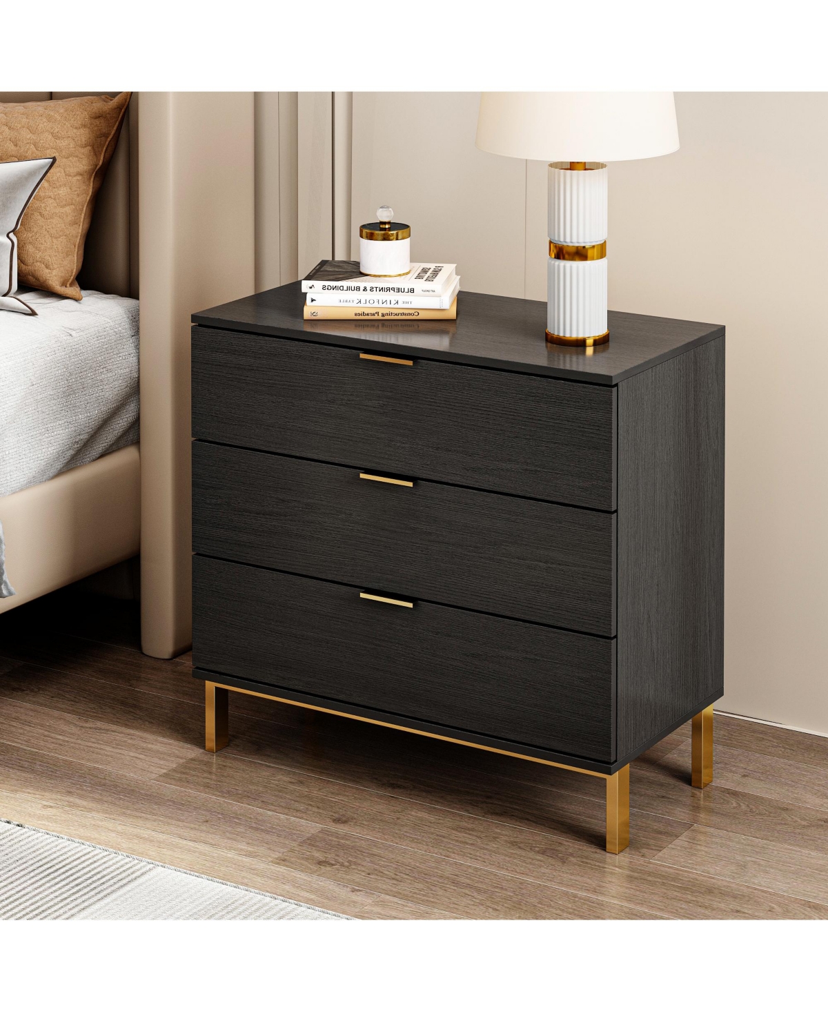 Click here for Famapy 3-Drawers Wood Chest of Drawers Dresser - B... prices