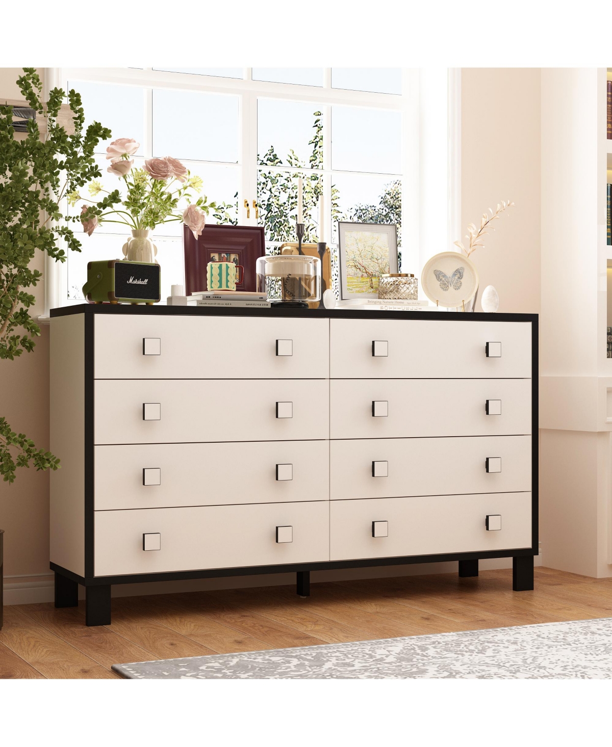 Click here for Famapy 63" 8-Drawer Bedroom Dresser   Modern... prices