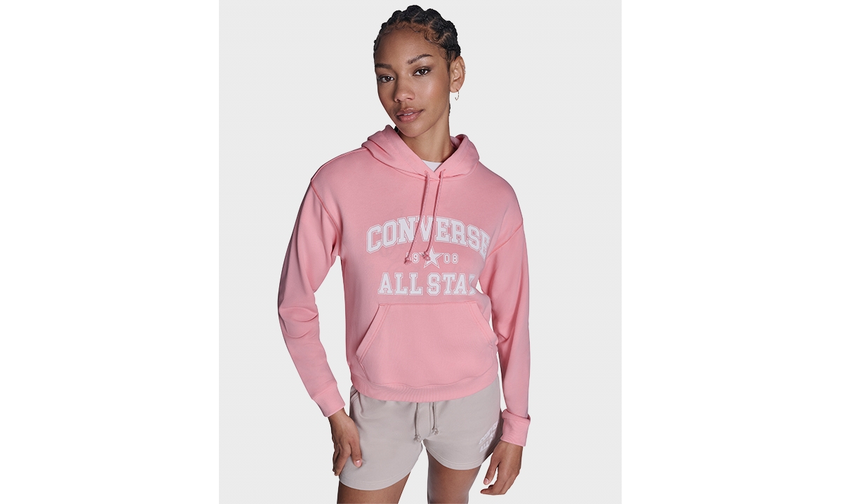 Click here for Converse Womens All Star Pullover Hoodie - Ok bloo... prices