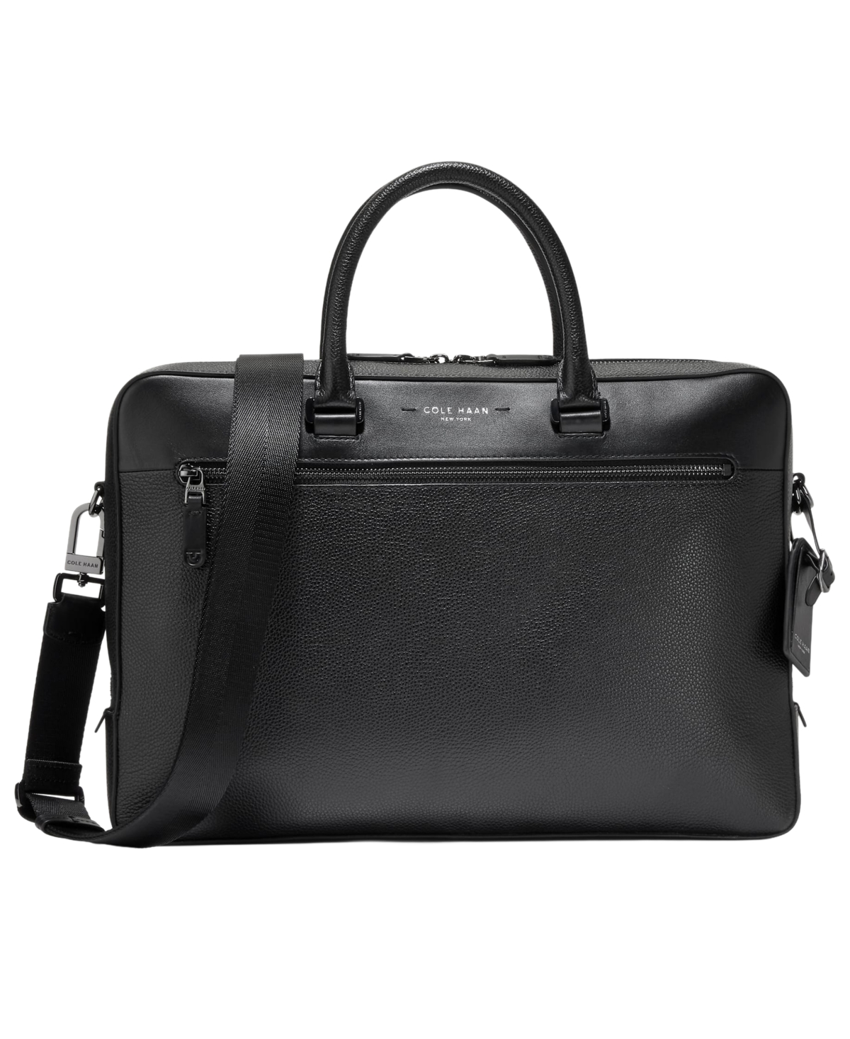 Click here for Cole Haan Mens Damon Laptop Briefcase - Black prices