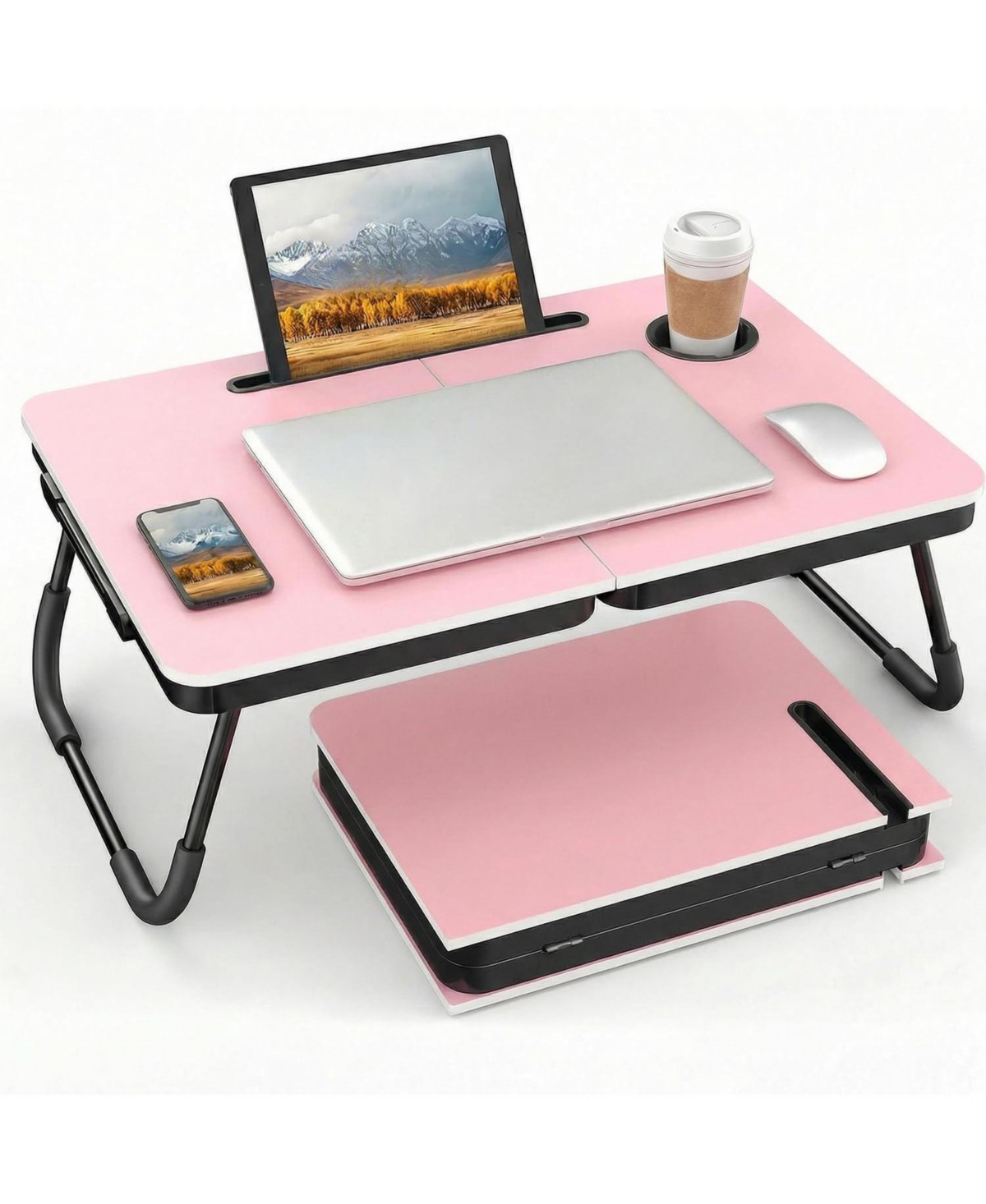 Click here for Gnuadz 17 Foldable Laptop Bed Desk Tray Table Cup... prices
