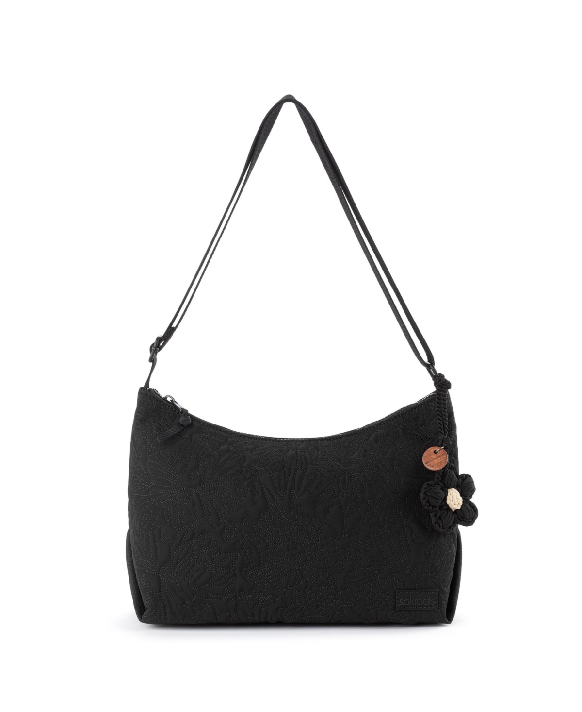 Click here for Sakroots Womens Banyan Hobo - Black flower blossom... prices