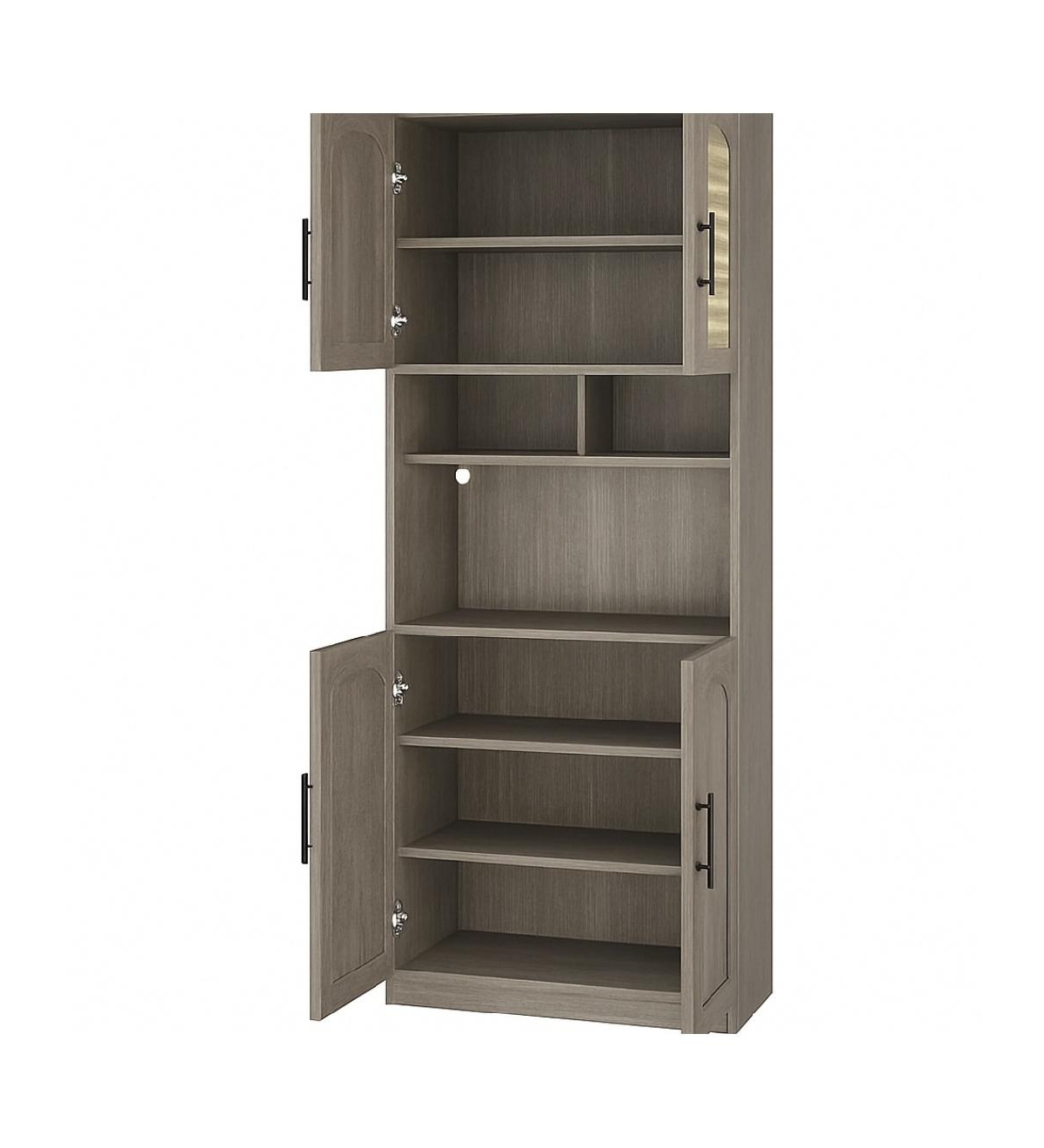 Click here for gaomon Pantry Cabinet with Countertop and Led Ligh... prices