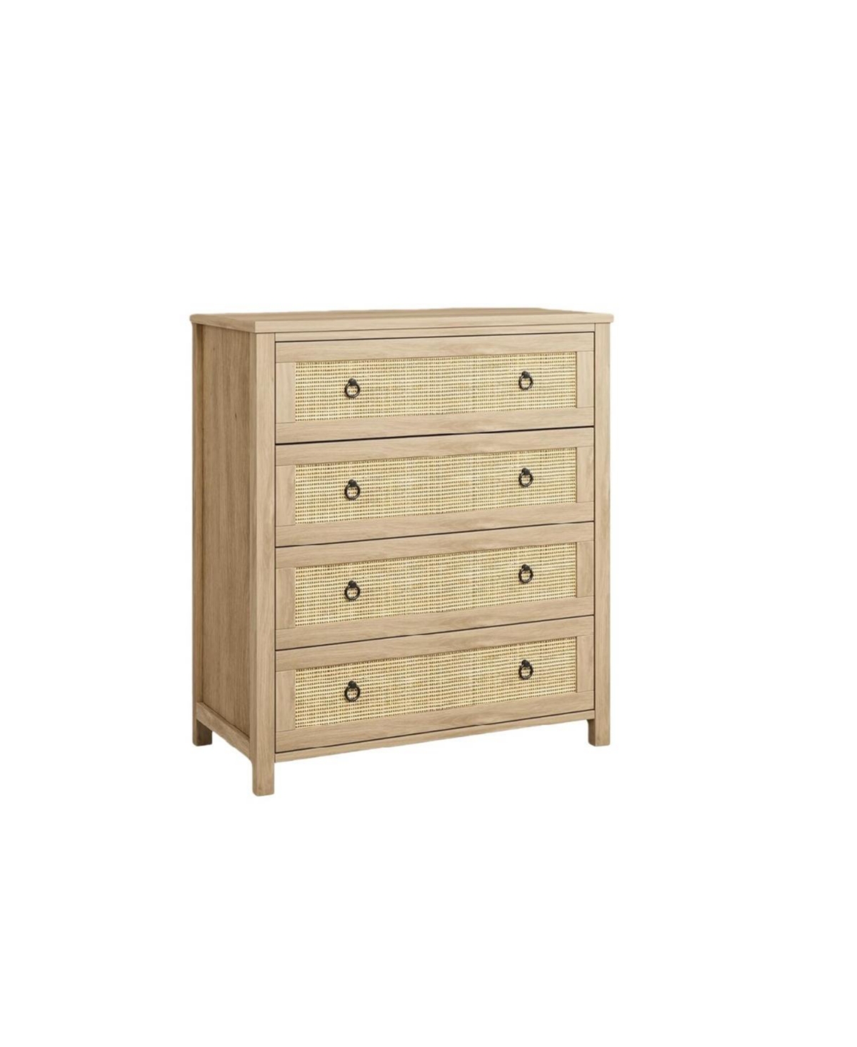 Click here for Gaomon Rattan 4 Drawer Bedroom Dresser Freestandin... prices
