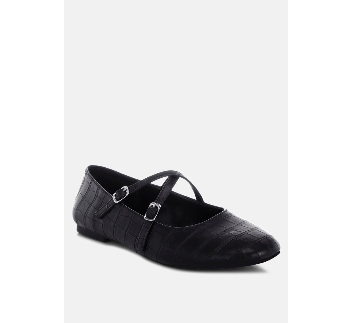 Click here for Rag and Co Womens Chirola Mary Jane Ballet Flats -... prices