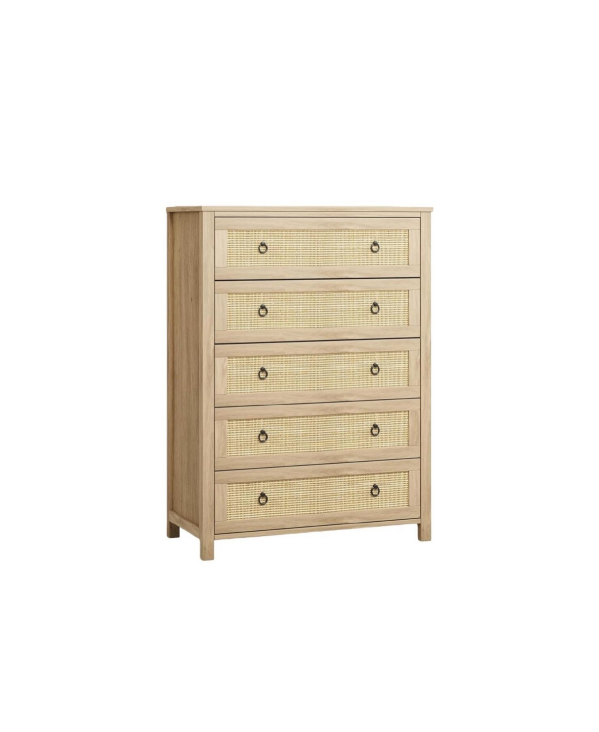 Click here for gaomon Rattan Bedroom Dresser with 5 Drawers Cloth... prices