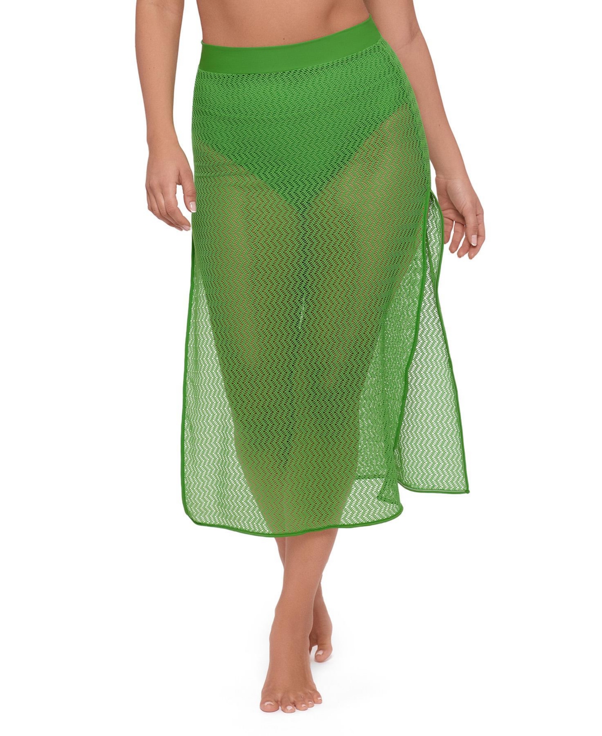 Click here for S3 Apparel Womens Side Slit Crochet Swimsuit Cover... prices