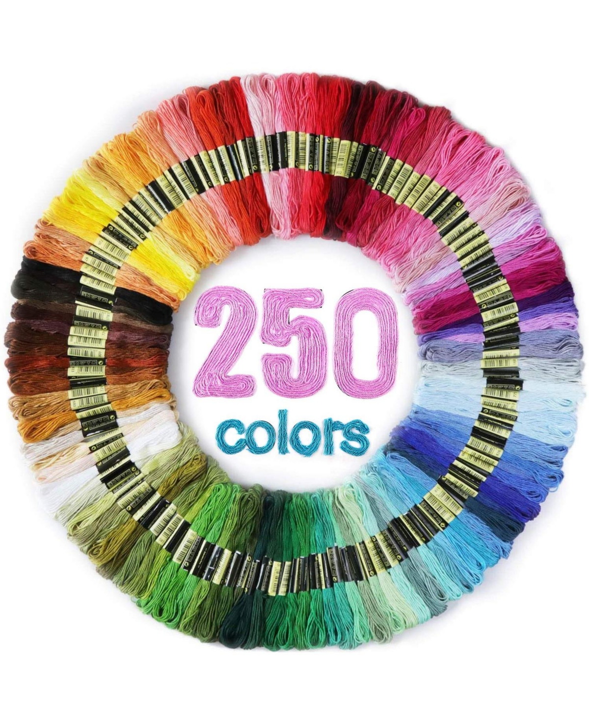 Click here for Gnuadz 250 colors Embroidery Thread Floss Friendsh... prices