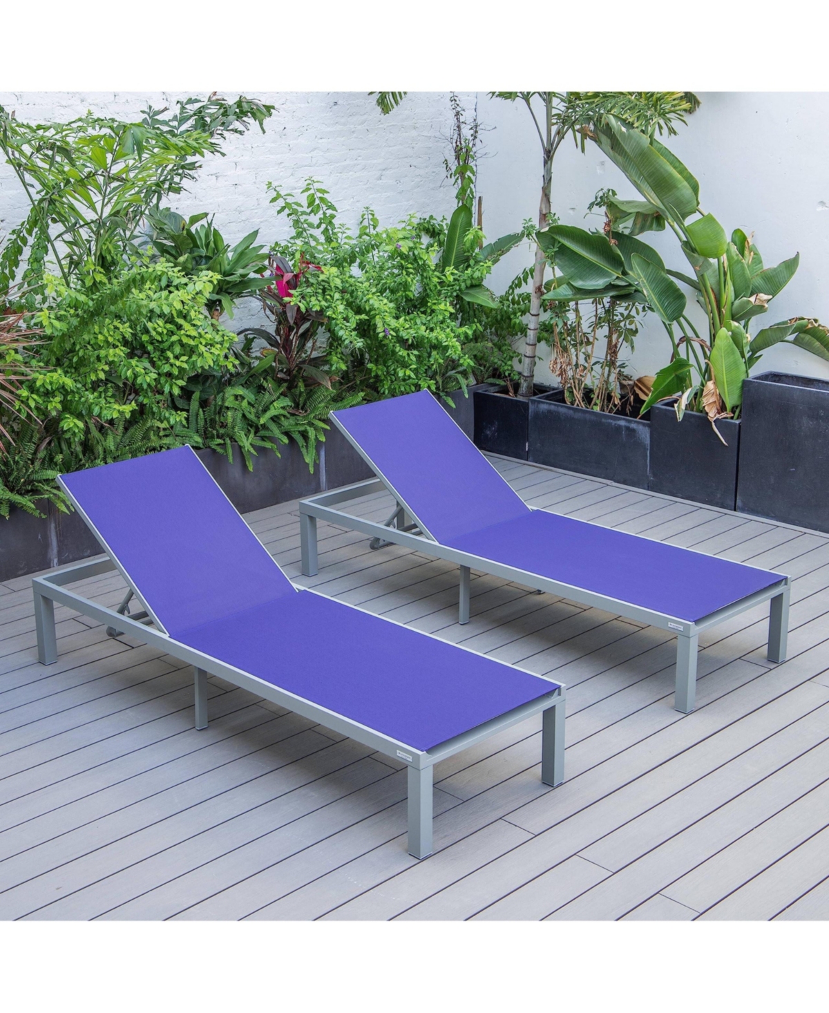 Click here for LeisureMod Marlin Patio Chaise Lounge Chair With A... prices