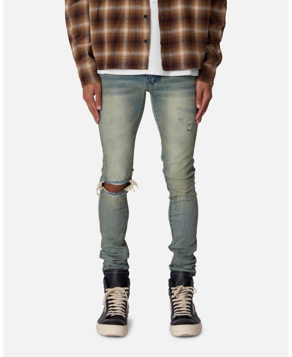 Click here for mnml Mens Skinny Dusted Jeans prices