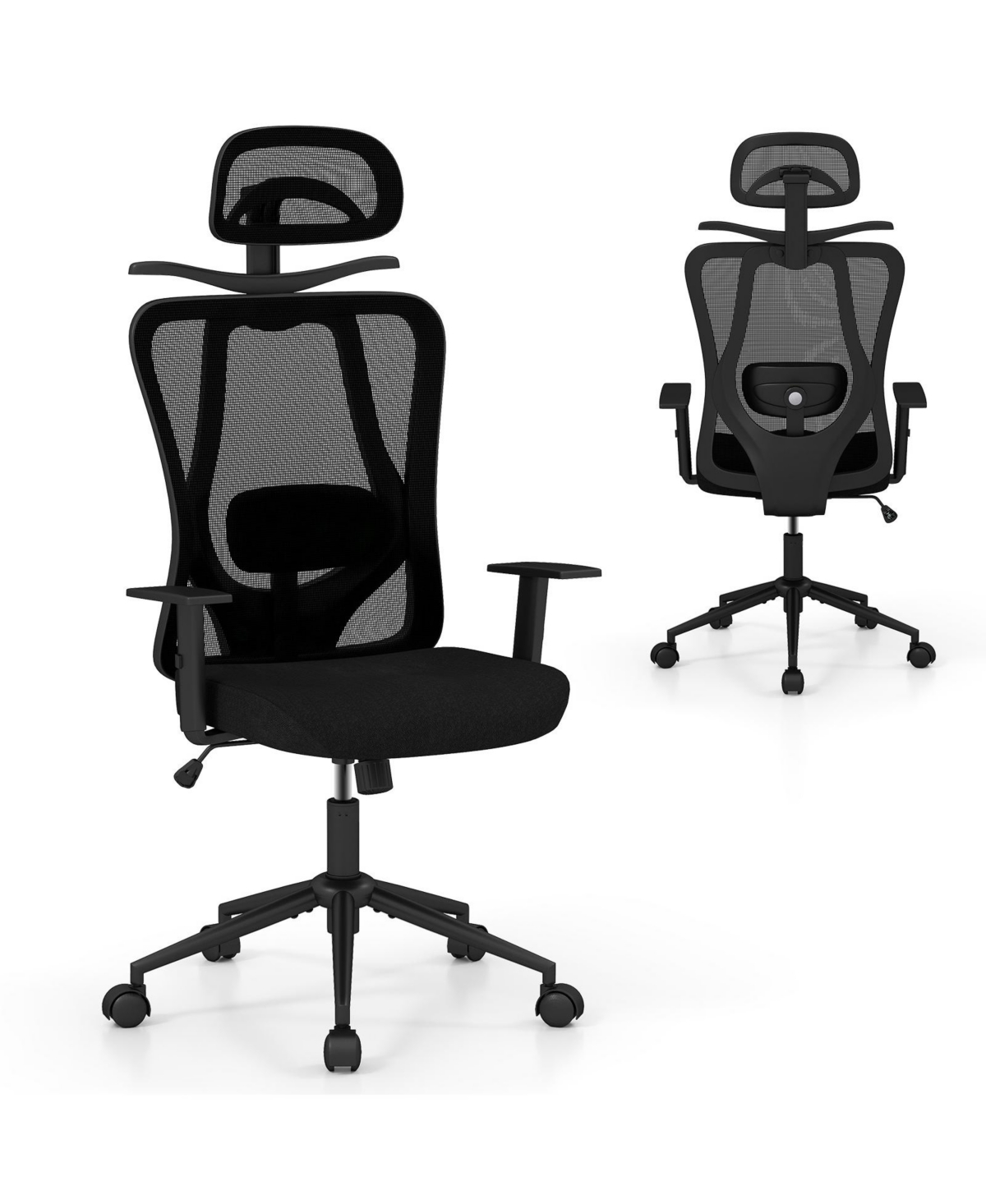Click here for Slickblue Ergonomic Office Chair 3D Headrest Recli... prices