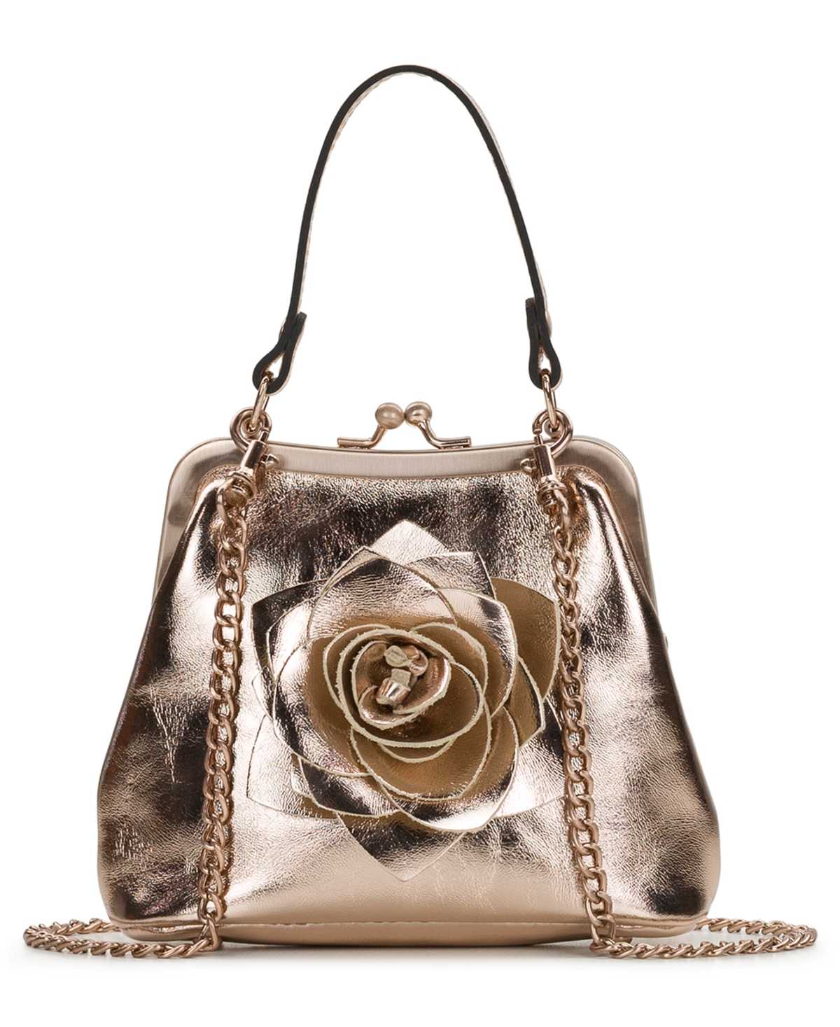 Click here for Patricia Nash Rose-Applique Mini Laureana Leather... prices