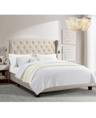Click here for Boyel Living Button Tufted Upholstered Bed Vintage... prices