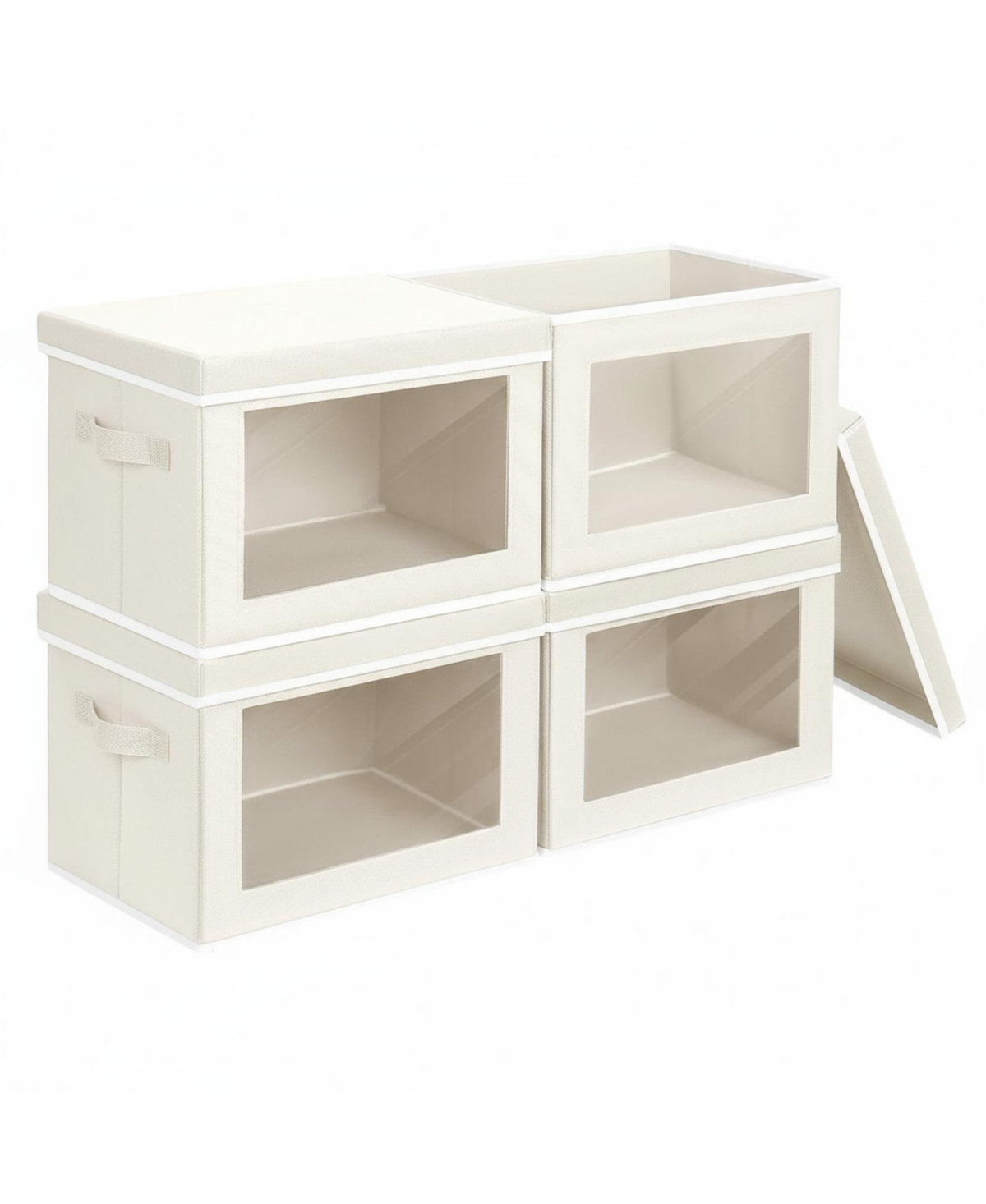 Click here for Yigii Stackable Storage Bins With Lids Foldable Cl... prices