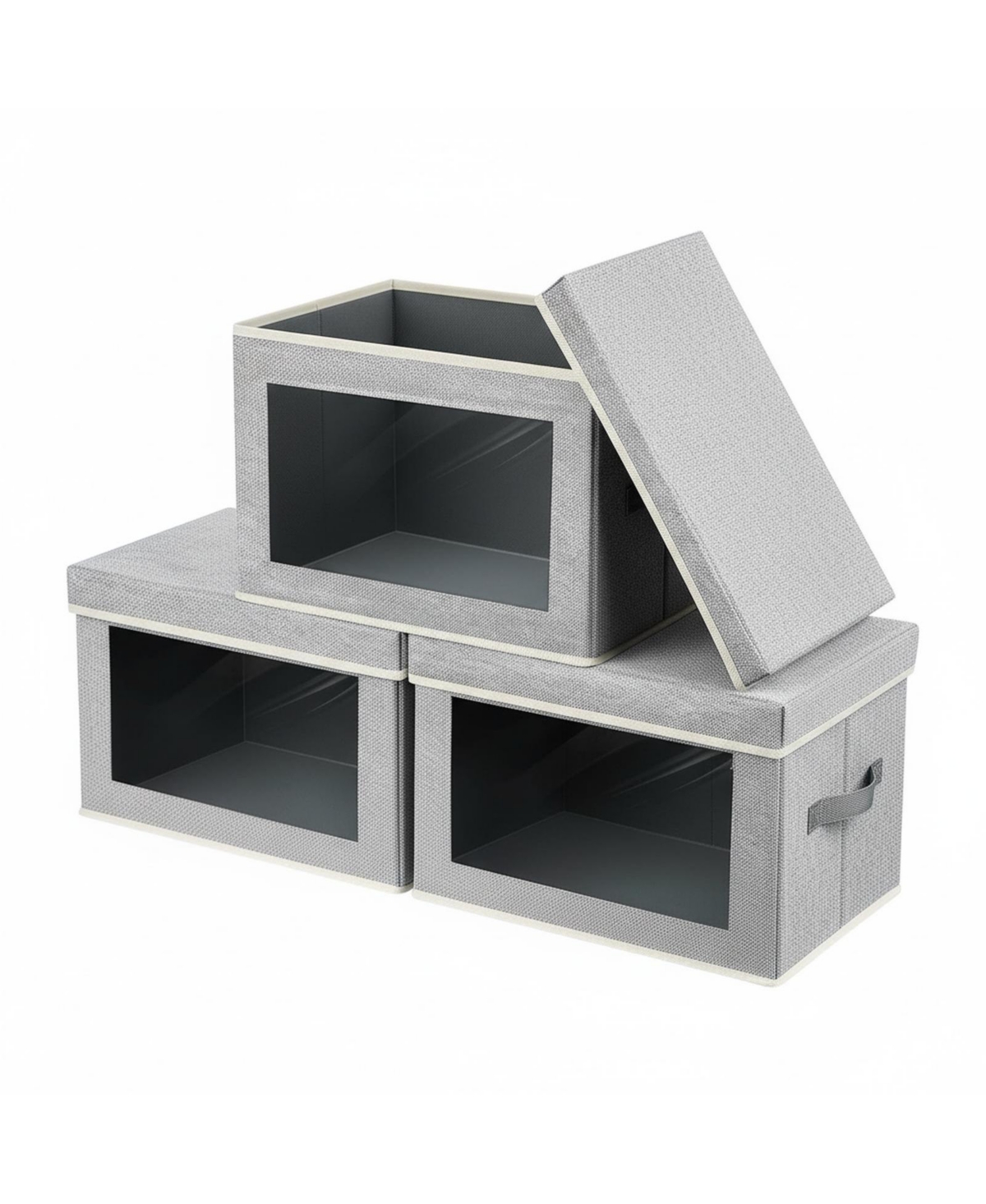 Click here for Yigii Stackable Storage Bins With Lids Foldable Cl... prices