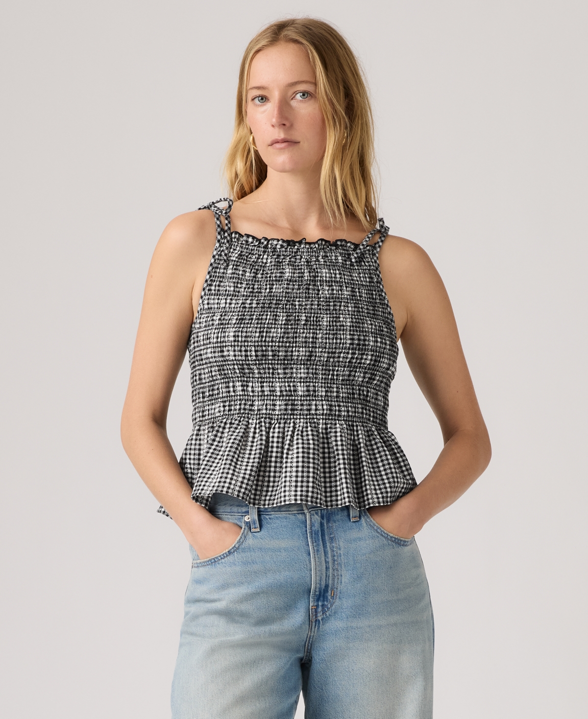 Click here for Levis Womens Monaco Sleeveless Blouse - Springtime... prices