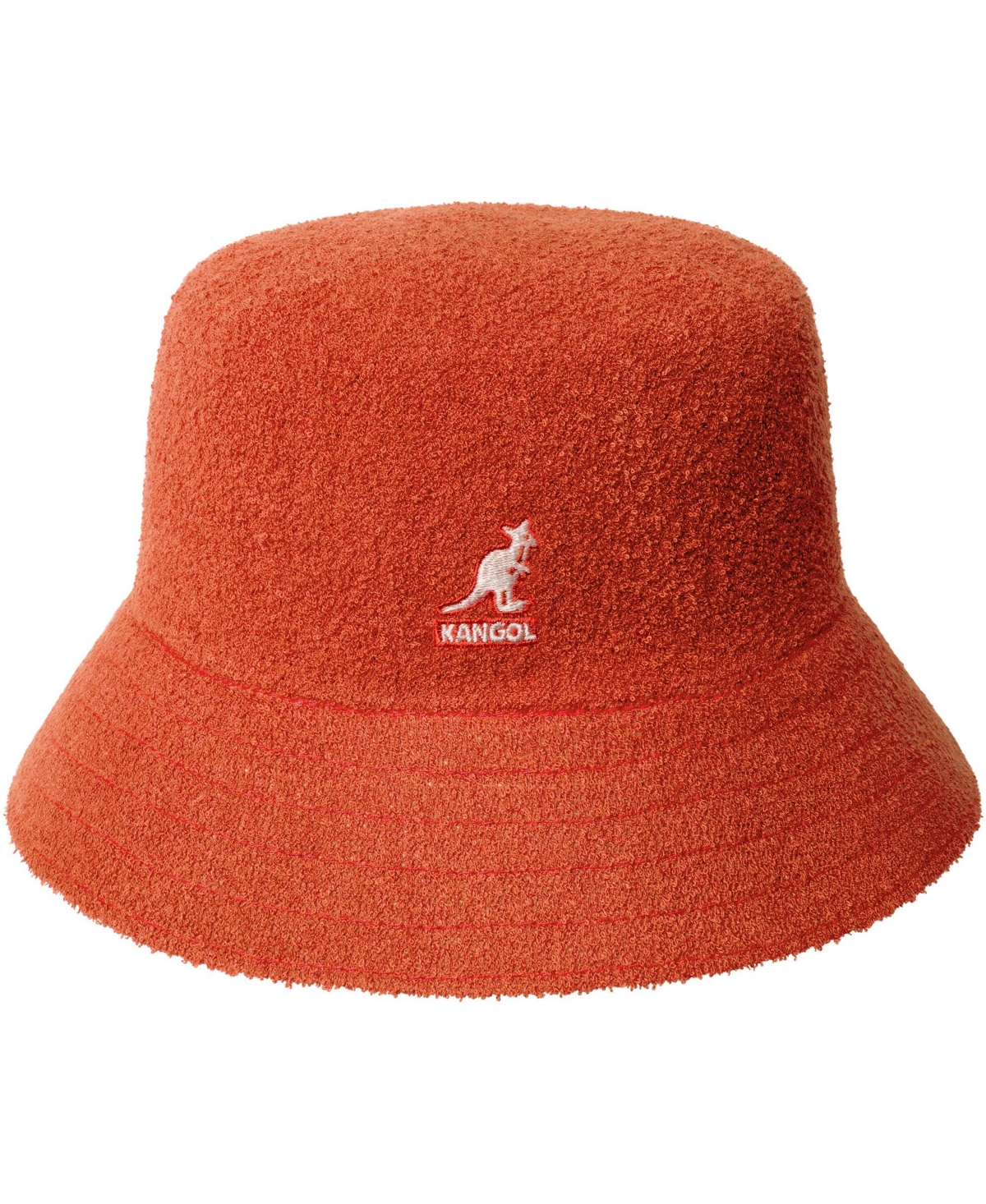 Click here for Kangol Mens Bermuda Bucket Bucket Hat - Coral flam... prices
