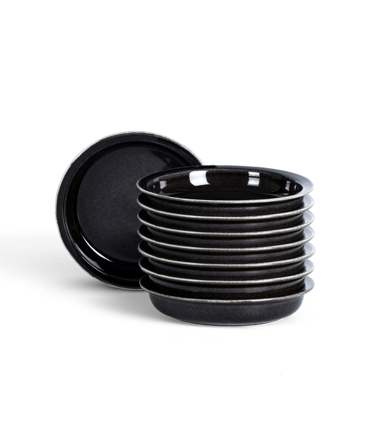 Click here for Stone Lain Slate Pasta Bowls  Set of 8 - Black prices