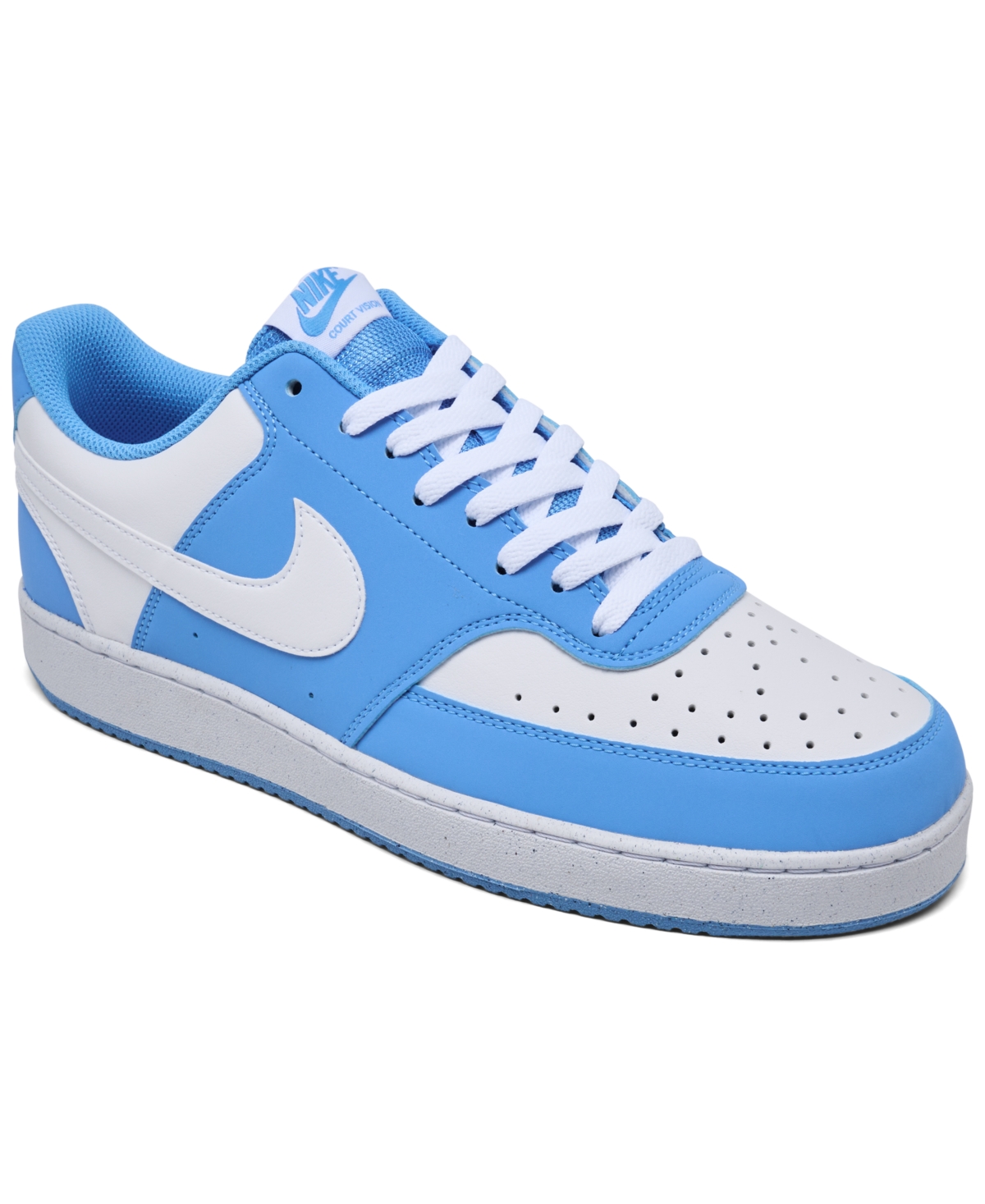Click here for Nike Mens Court Vision Low Casual Sneakers from Fi... prices