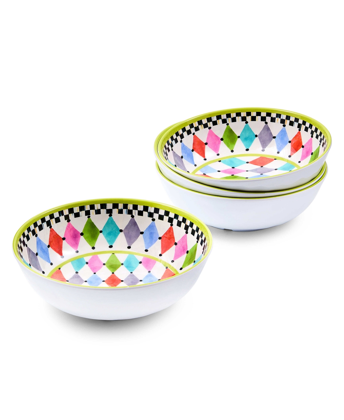 Click here for MacKenzie-Childs Palm Springs Melamine Small Bowls... prices