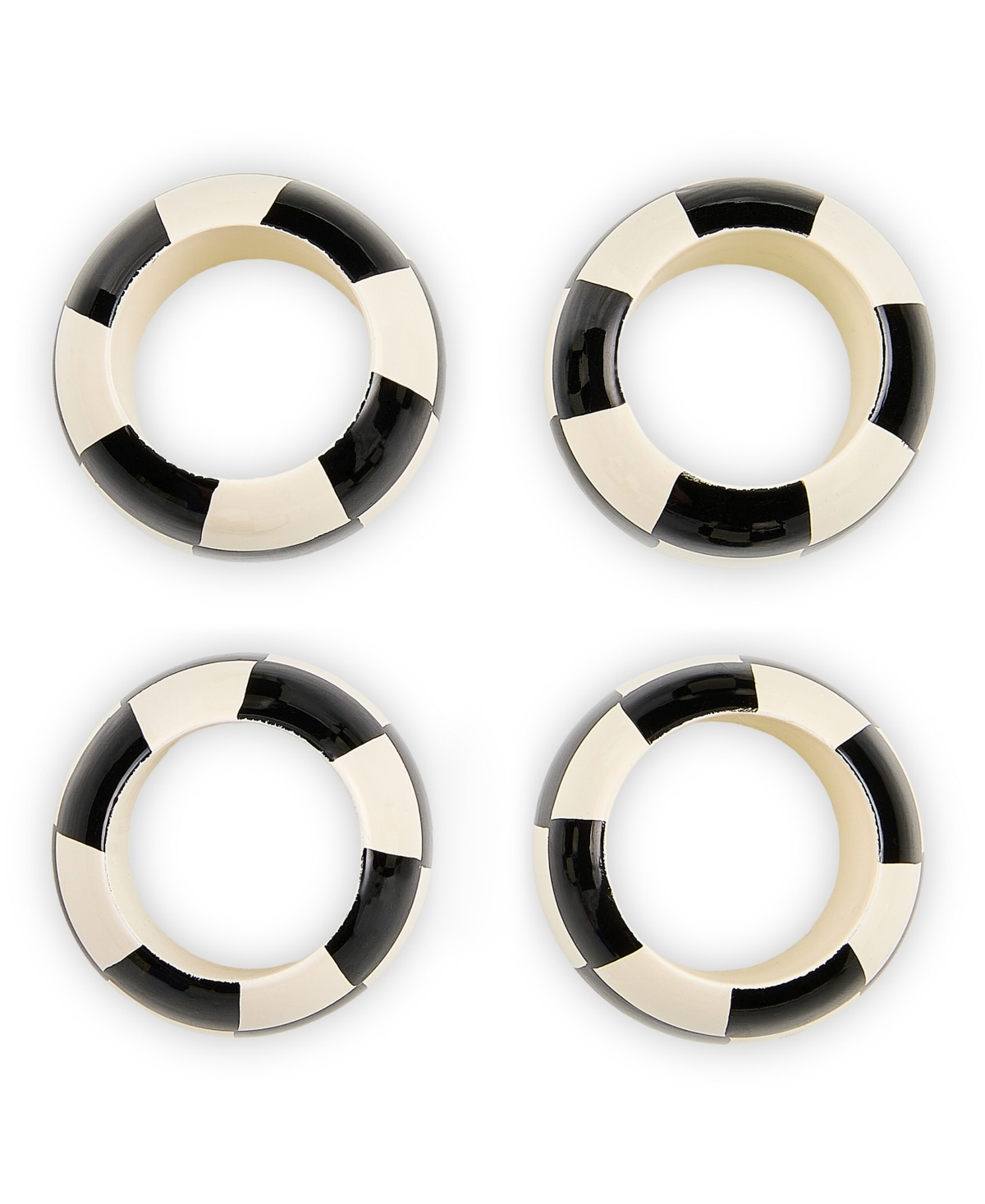 Click here for MacKenzie-Childs Wood Napkin Rings  Set of 4 prices