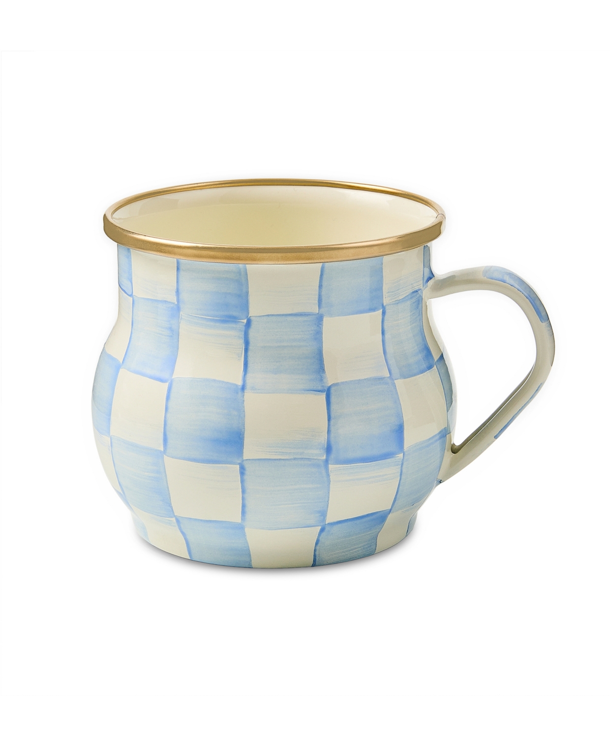 Click here for MacKenzie-Childs Check Pattern Mug - Sky Blue prices