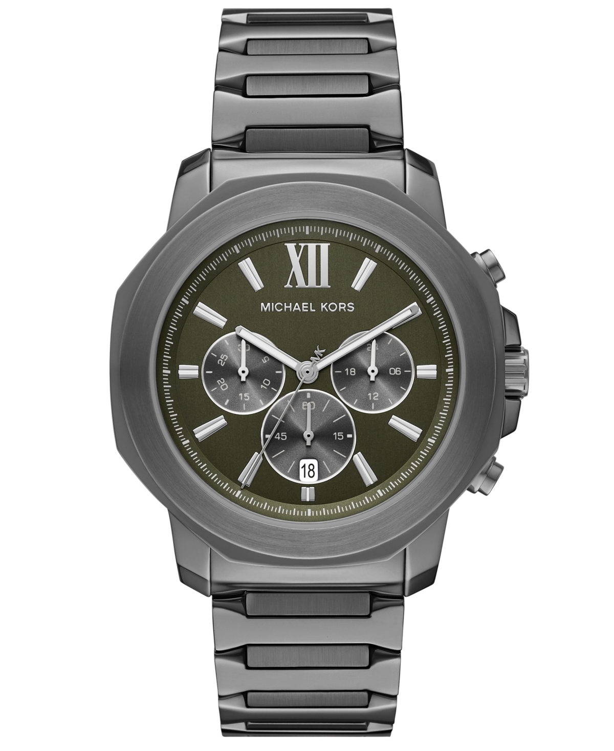 Click here for Michael Kors Mens Prescott Quartz Chronograph Gunm... prices